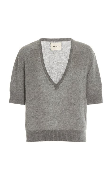 Sierra Short Sleeve Cashmere Knit Sweater By Khaite Moda Operandi