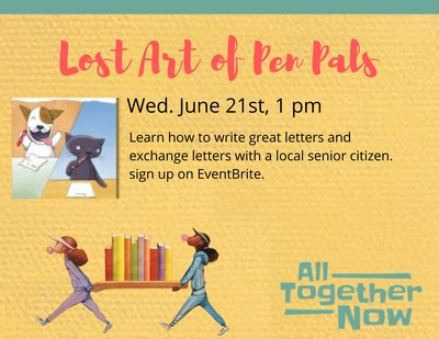 The Lost Art Of Pen Pals Three Rivers Public Library
