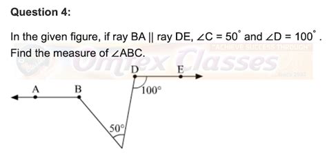 education practice set 2 2 chapter 2 parallel lines mathematics part ii solutions for class