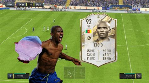 FIFA 23 92 PRIME ICON SAMUEL ETO O REVIEW DEFINITION OF META FIFA