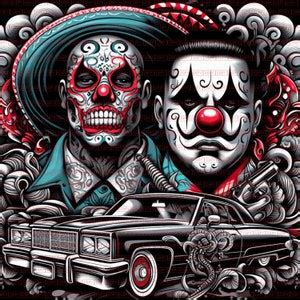 Diseños Cholo Chicano Sublimación PNG Diseños de camisetas