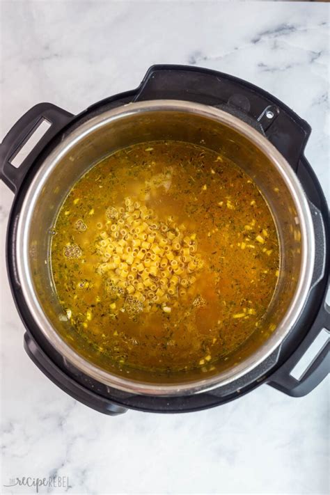 Creamy Instant Pot Chicken Noodle Soup The Recipe Rebel