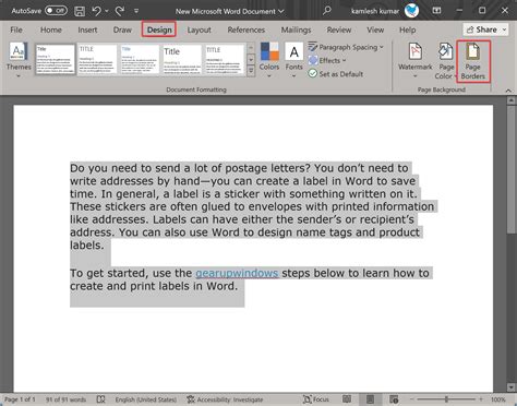 How To Remove Background Colour Behind Text In Word Gear Up Windows