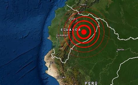 Sismo En Ecuador De Magnitud 5 1 Informa El USGS