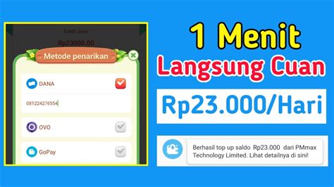 Rilis Lagi Aplikasi Game Penghasil Saldo DANA Tercepat 2023 Apk