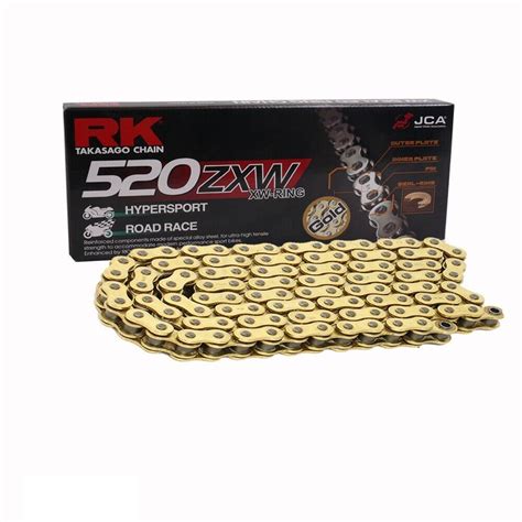 Chain Set Yamaha YZF R1 06 08 Conversion Chain RK GB 520 Zxw 118 Gold