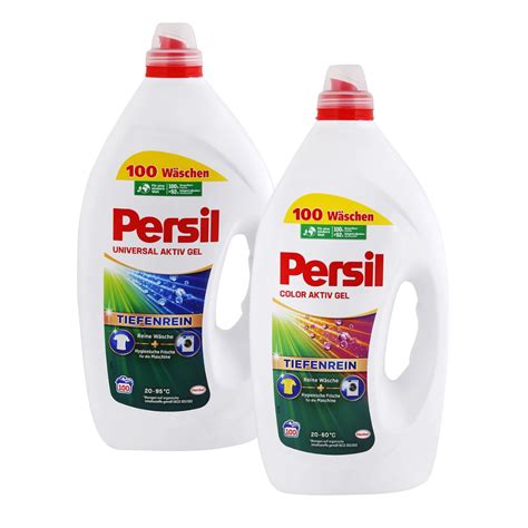 ACTION PACK Persil Aktiv Color gel univerzální gel na praní 2 x 100