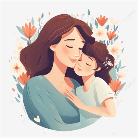 Feliz Día De La Madre PNG dibujos Día De La Madre Vida De Mamá Mamá