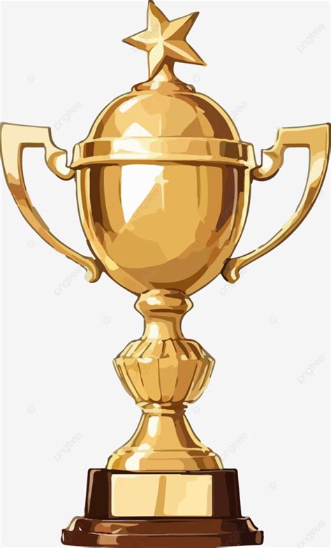 Imagen Del Trofeo Estrella Dorada Png Dibujos Trofeo Oro Copa Trofeo