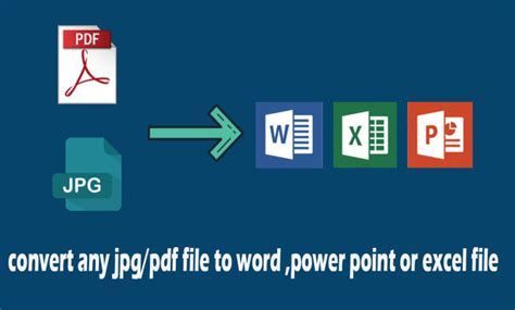 convert scanned pdf into word excel and power point files by hoorainfateema fiverr