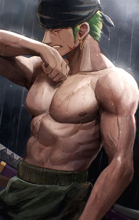 Roronoa Zoro One Piece Drawn By Oekakiboya Danbooru
