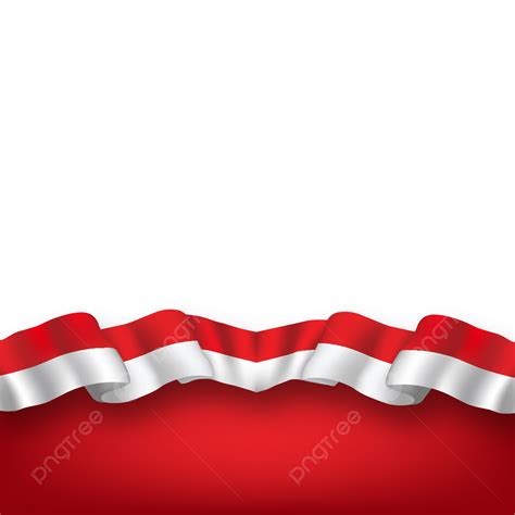 Vetor Fronteira Bendera Indonésia Merah Putih PNG Bendera Indonésia