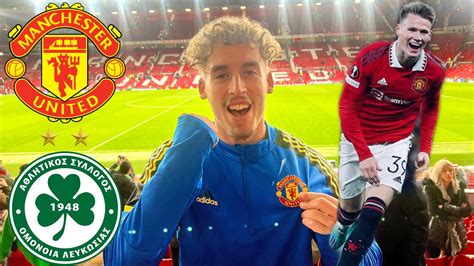 Minute Winner Manchester United Vs Omonoia Vlog Youtube
