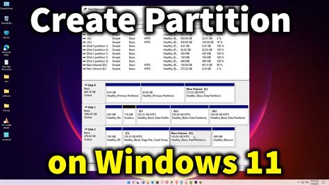 How To Create Partition On Windows 11 Partition Hard Drives YouTube