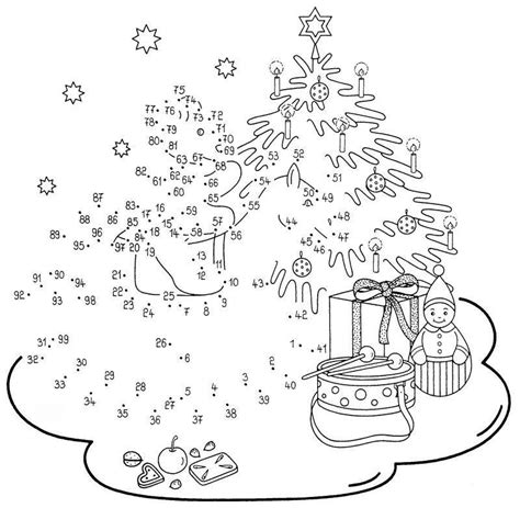 Ausmalbild 200 Tolle Ausmalbilder Malen Nach Zahlen Christbaum