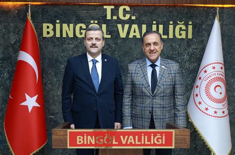 Rektörümüz Prof Dr Musa Yıldız Bingöl Valisi Ahmet Hamdi UstaYı