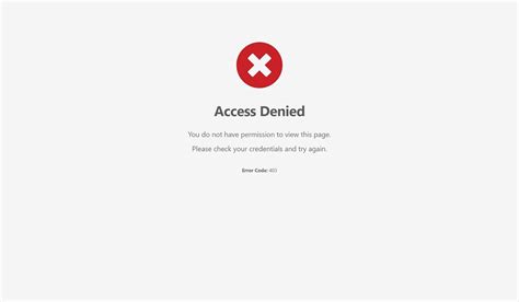 Access Denied You Do Not Have Permission To View This Page Please