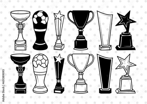Award Trophy Silhouette Award Trophy SVG Trophy Cup Svg Trophies