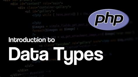 Exploring PHP Data Types YouTube