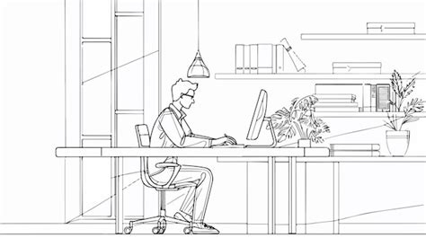 Dibujo De L Nea Continua Nica De La Compa A Joven Vector Premium