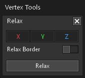 Manual Editing Vertex Tools