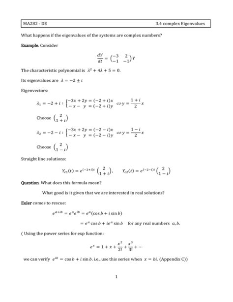 3 4 complex eigenvalues
