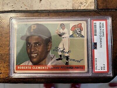 1955 Topps Baseball 164 Roberto Clemente Rookie Card Graded PSA 1 EBay