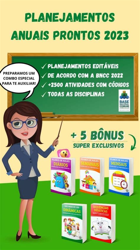 Planejamento De Aulas Prontos Bncc 2023 Artofit