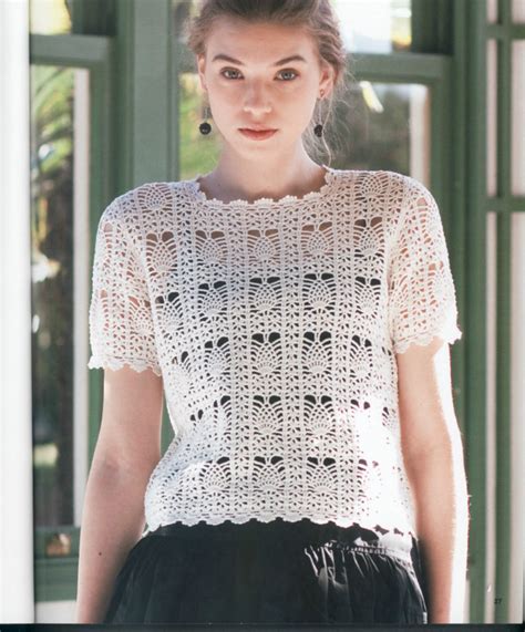 As Receitas De Croch Blusa De Croch Simples E Sofisticada