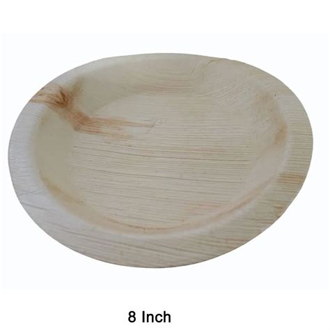 8 Inch Areca Leaf Plate At Rs 12 Piece Pakku Mattai Plate In