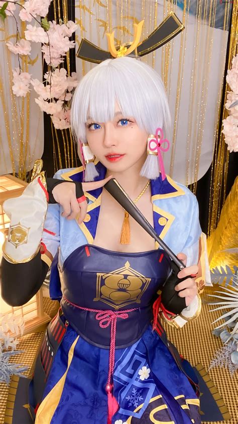 Arty Huang Arty Cosplay Ayaka Kamisato Genshin Impact Photos