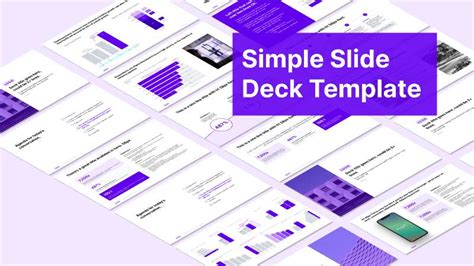 Simple Slide Deck Presentation Template Figma Template UI4Free