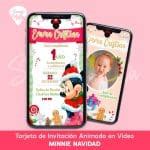 VIDEO INVITACIÓN MINNIE NAVIDAD Somos Motta