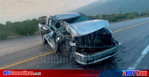 Hoy Tamaulipas Accidente En Tamaulipas Abandonan Camioneta Tras