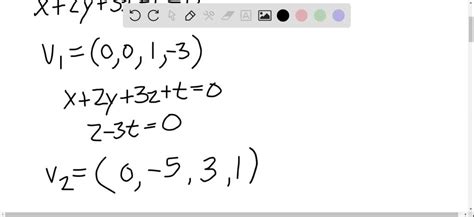 solved find the orthogonal complement w ⊥ of w and give a basis for w ⊥ w {[ x y z ] x t y t