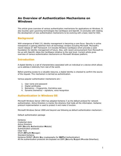 authentication models pdf