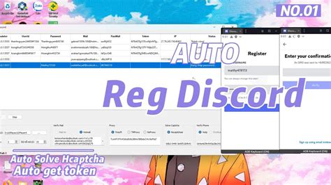 Software Auto Reg Discord Auto Solve Hcaptcha Auto Get Token Youtube