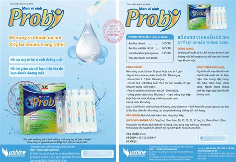Men Vi Sinh Probi hỗ trợ bổ sung vi khuẩn có ích cân bằng hệ vi sinh