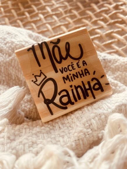 Carimbo Mãe Você É Minha Rainha Elo7 Produtos Especiais
