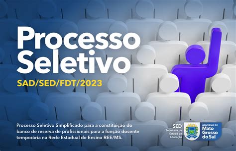 SED Divulga Edital De Abertura Do Processo Seletivo Para Professores