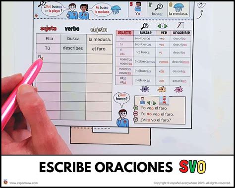 Cómo hacer una oración simple paso a paso Actividades para practicar