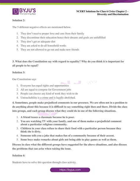 Ncert Solutions For Class Civics Social Science Chapter Diversity