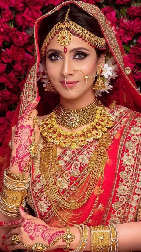 Bengali Bridal Makeup Indian Bride Makeup Indian Wedding Bride