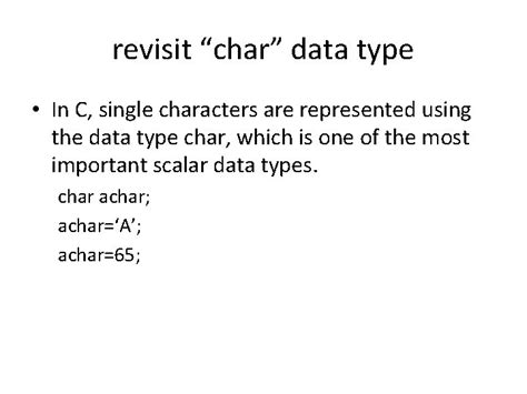 Ascii And Unicode Learning Outcomes Terms Outline Ascii