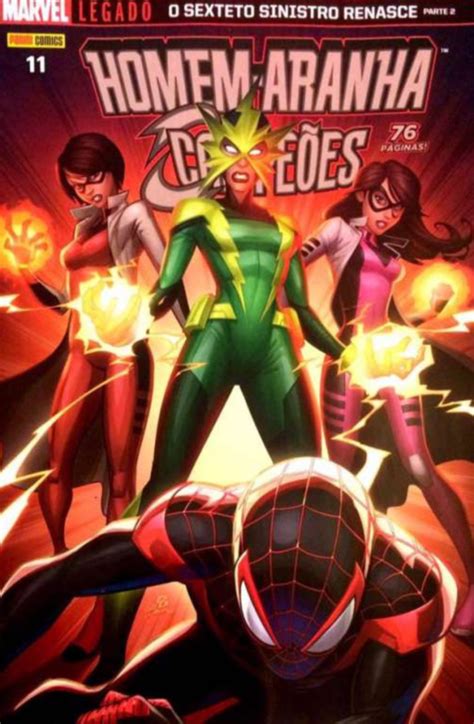 Homem aranha e os Campeões 11 Marvel Legado o Sexteto Sinistro Renasce