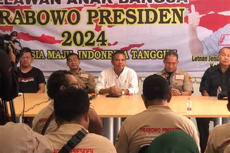 Deklarasikan Dukungan Untuk Prabowo Subianto Relawan Anak Bangsa Kita