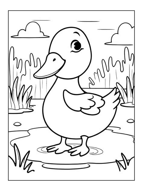 Desenhos De Pato Para Colorir
