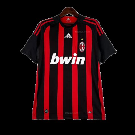 Camiseta local Retro AC Milán 2008 09 Trizop