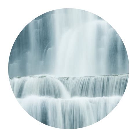 Vinilo Decorativo Circular Cascada Relajante TeleAdhesivo