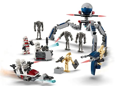 LEGO Star Wars 75372 Боевой набор Клон солдат и боевой дроид playzone